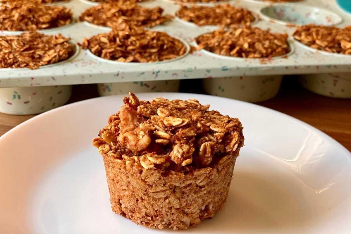 No Oil, No Salt, Spiced Pumpkin Oat Muffins – PLANTSTRONG Foods
