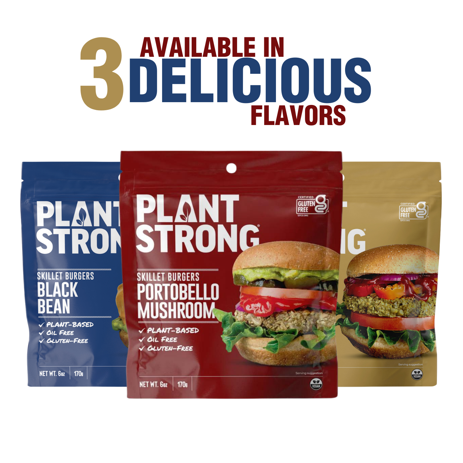 Plant-Based Healthy Vegetarian Portobello Mushroom Burger