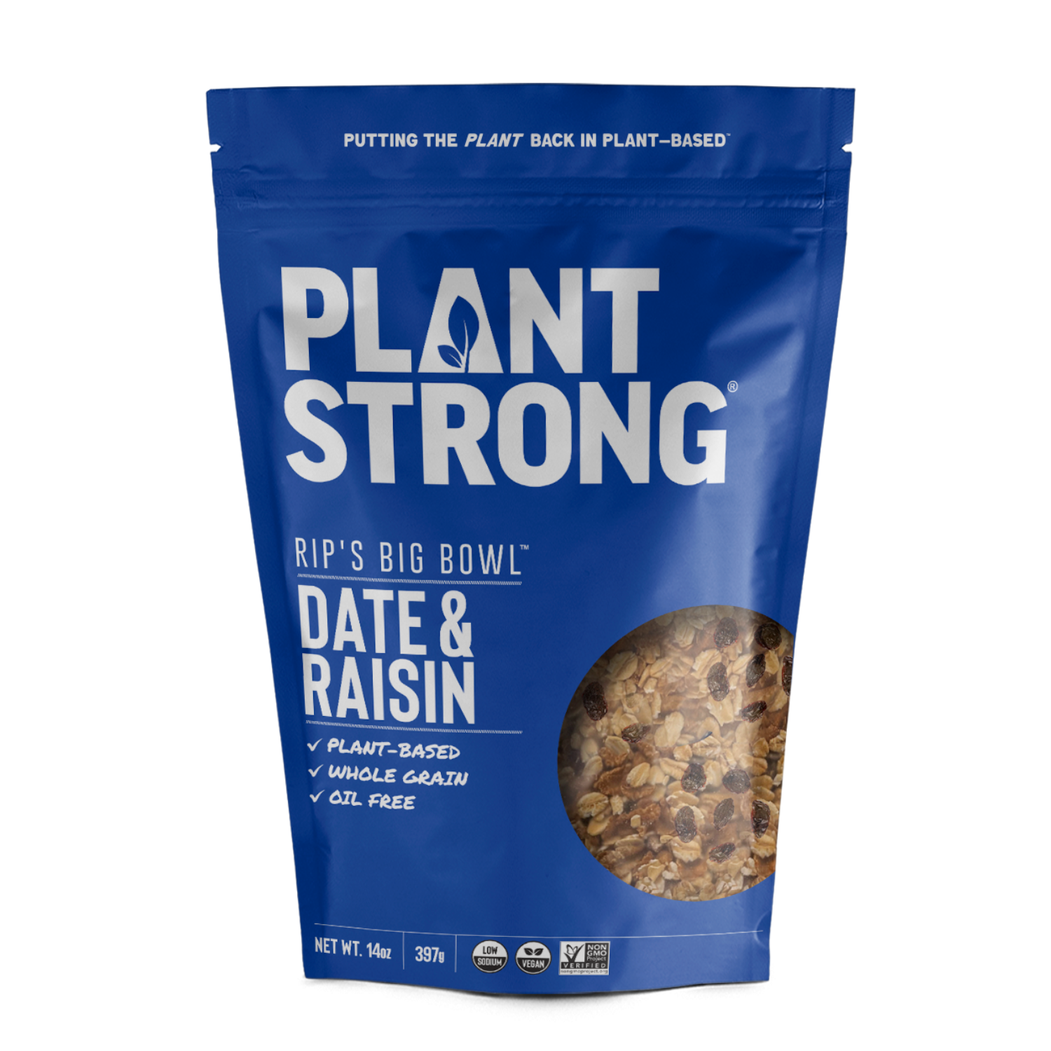 Rip's Big Bowl Cereal - Date & Raisin 2-pack – PLANTSTRONG Foods