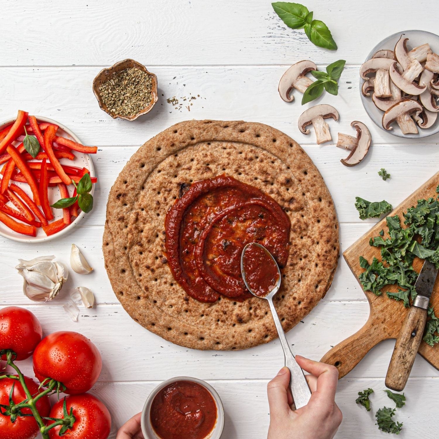 Pizza Kit: Plant-Based, Whole Wheat Pizza Crust