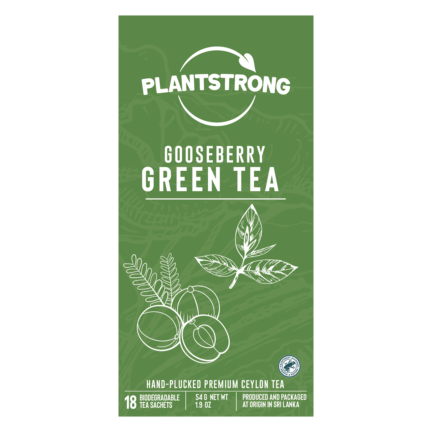 Unsweetened Gooseberry Green Tea: Sugar Free, Whole Leaf – PLANTSTRONG ...