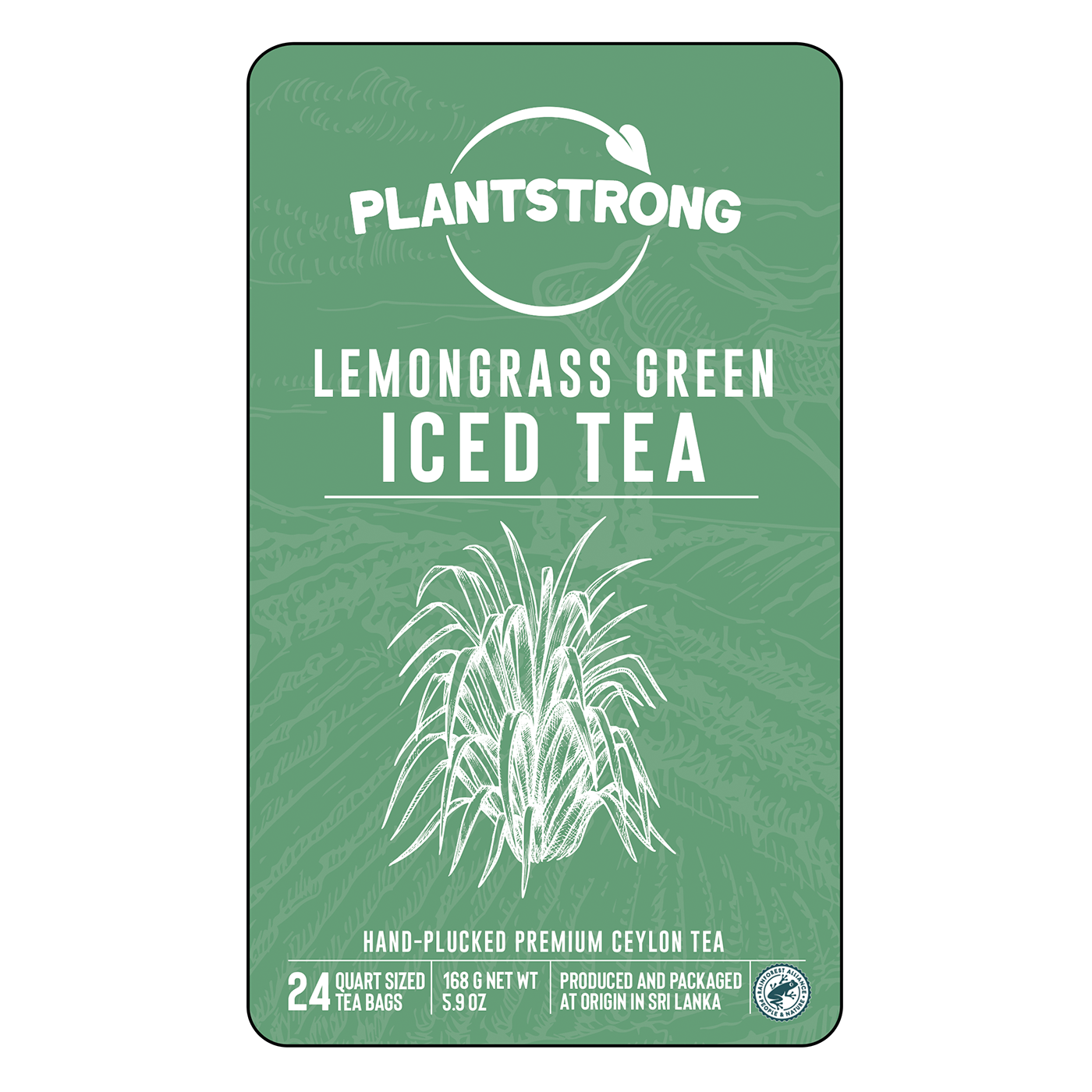 Unsweetened Green Iced Tea: Lemongrass Green Iced Tea Bags