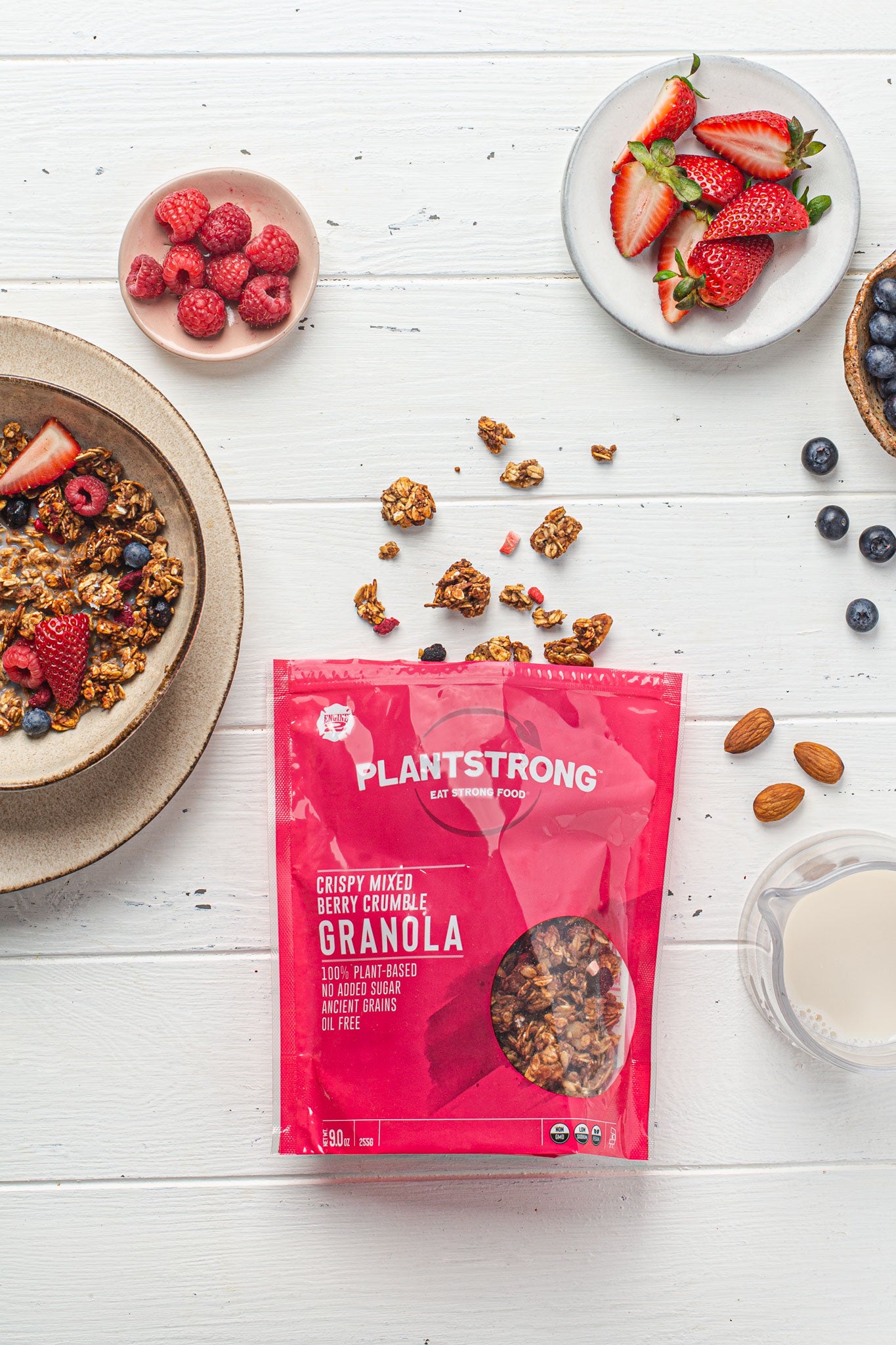 Crispy Mixed Berry Crumble Granola